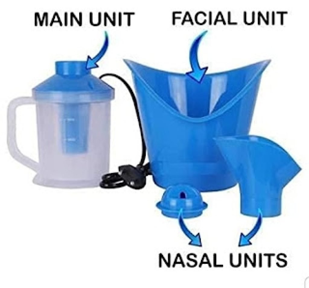 All in one Plus 3 in one Steam Vaporizer Steamer inhaler facial steamer ...