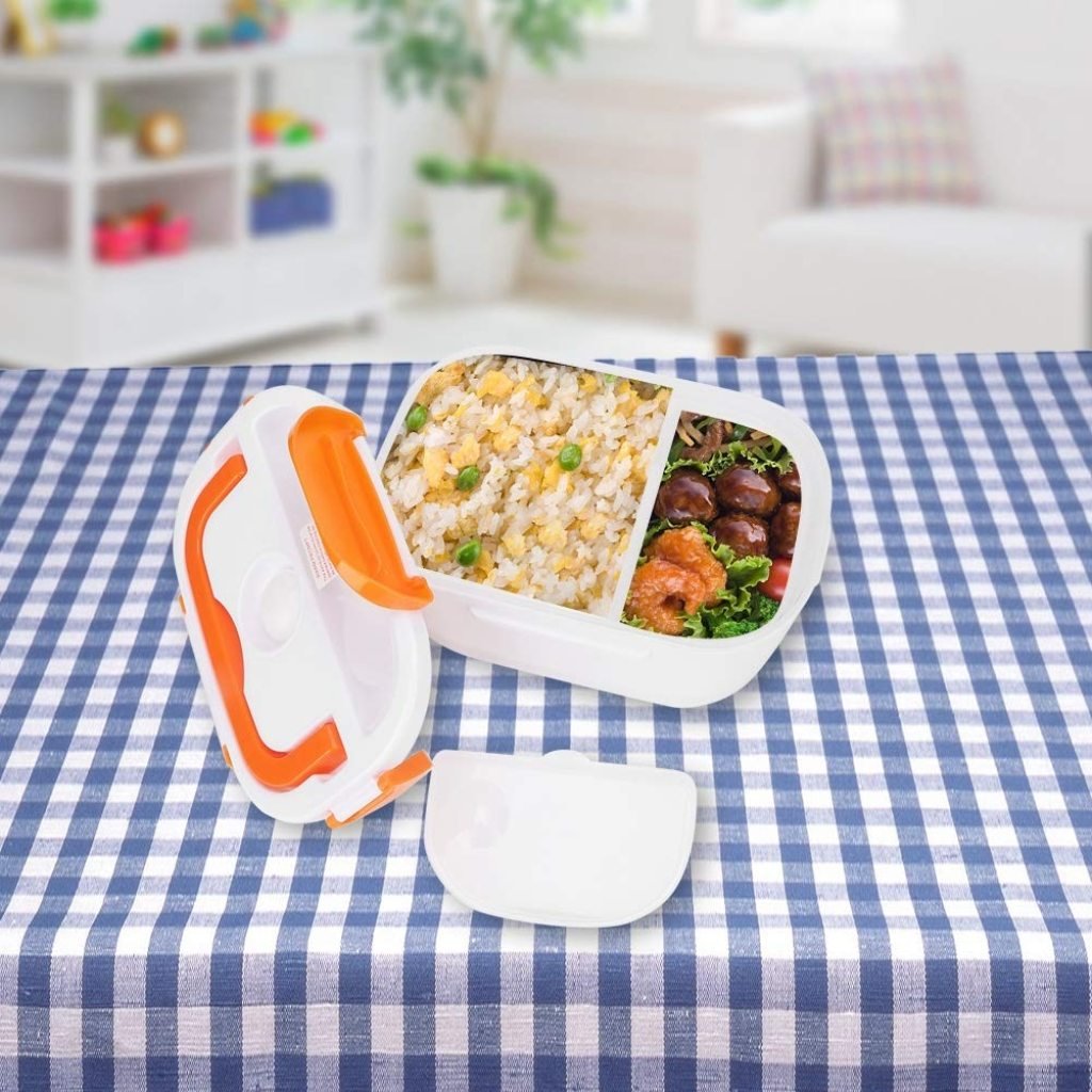 Electric Lunch Box Hard Plastic Multi-Function Heated Portable Food ...