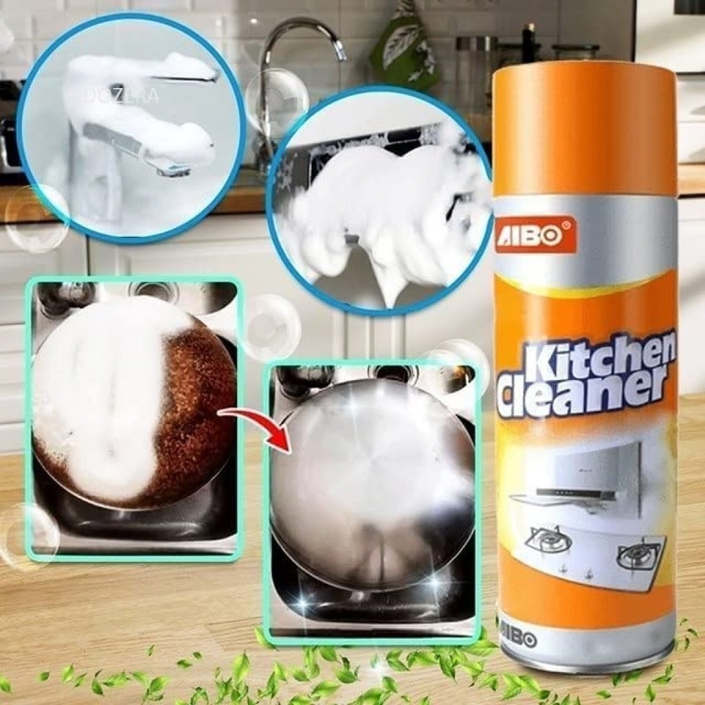 Multi-Purpose Foam Cleaner Kitchen Cleaner Spray Grease Stain Remover ...