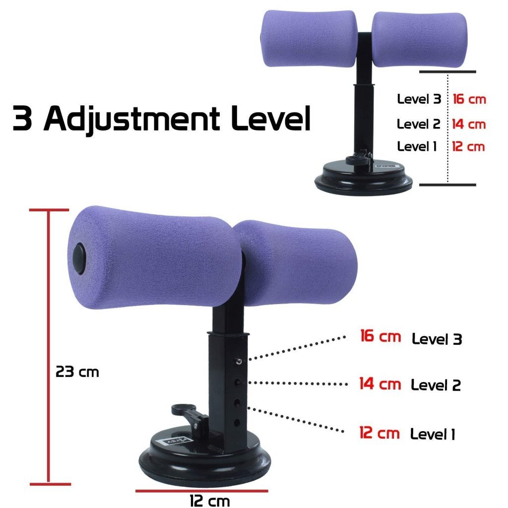 Sit-Up Bar With Foam Handle and Rubber Suction Seat Up Fitness ...